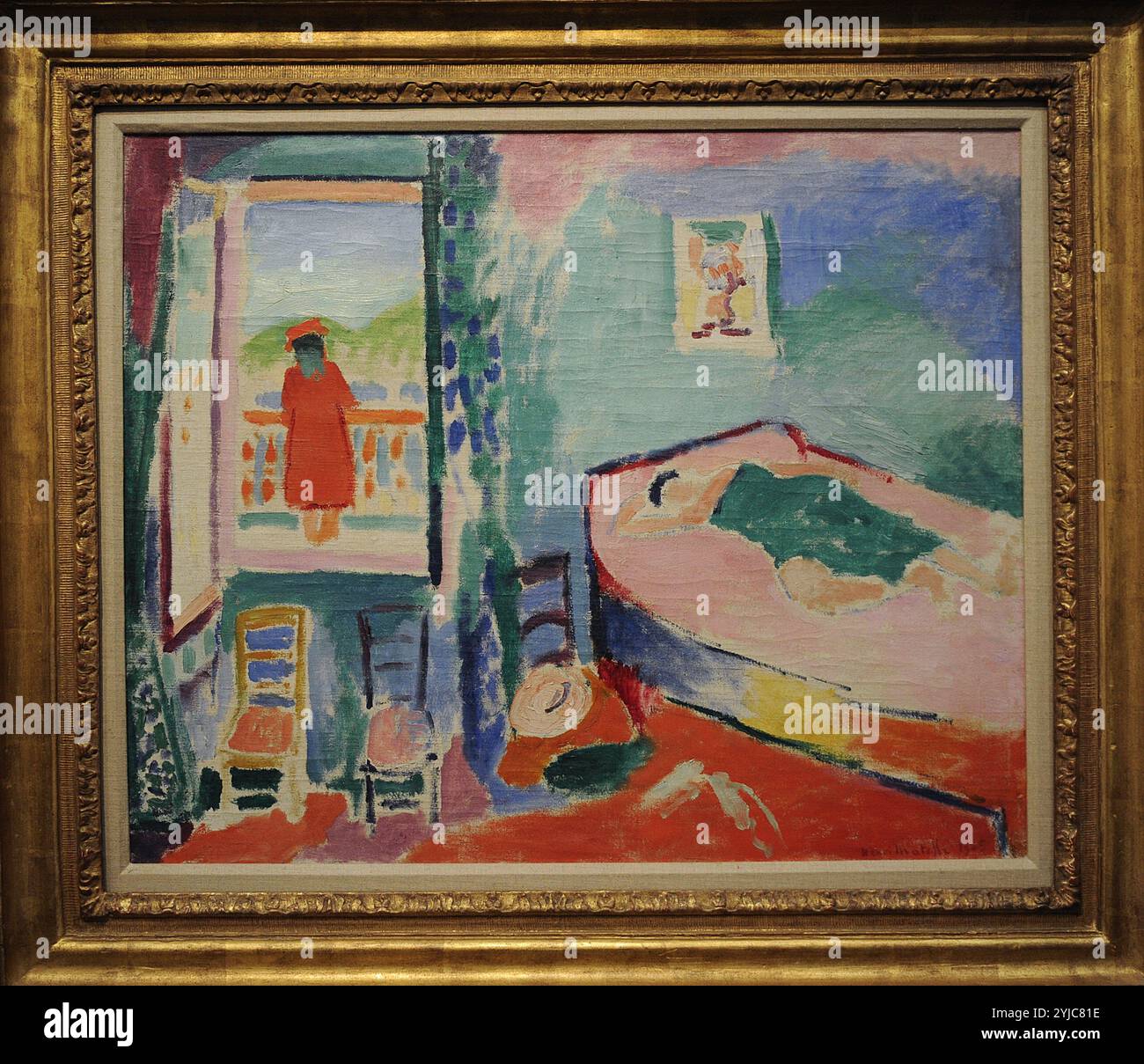 Henri Matisse (1869-1954). French artist. Interior at Collioure, 1905. Israel Museum. Jerusalem ...