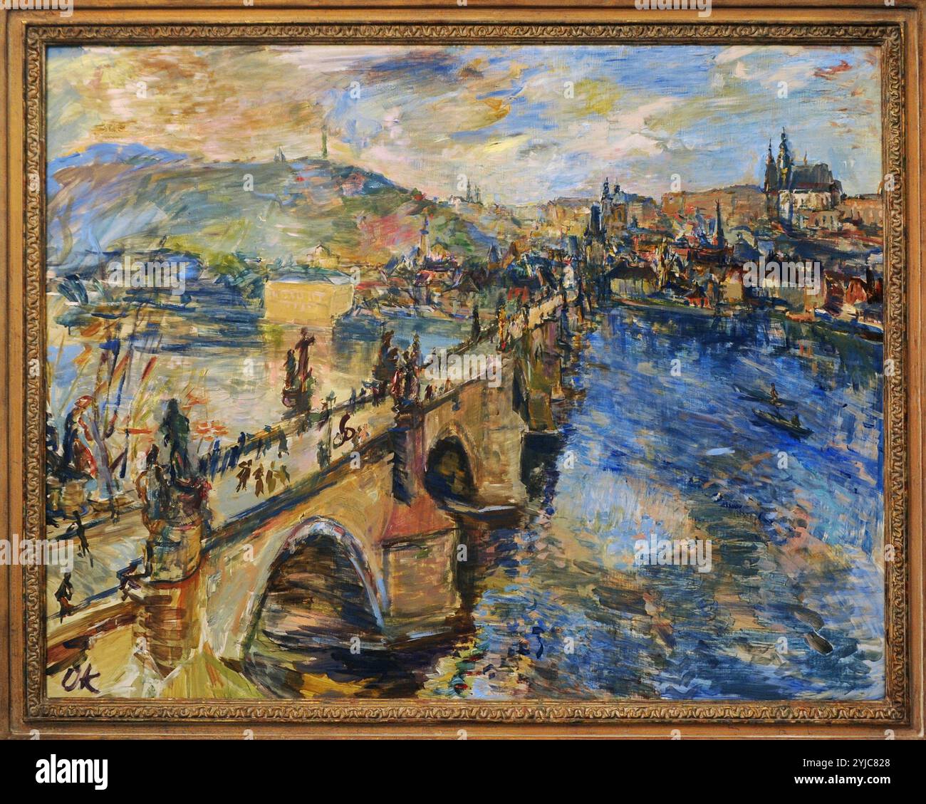 Oskar Kokoschka (1886-1980). Austrian painter and graphic designer ...