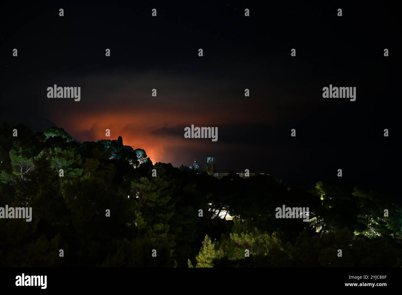 Glowing forest fire hi-res stock photography and images - Alamy