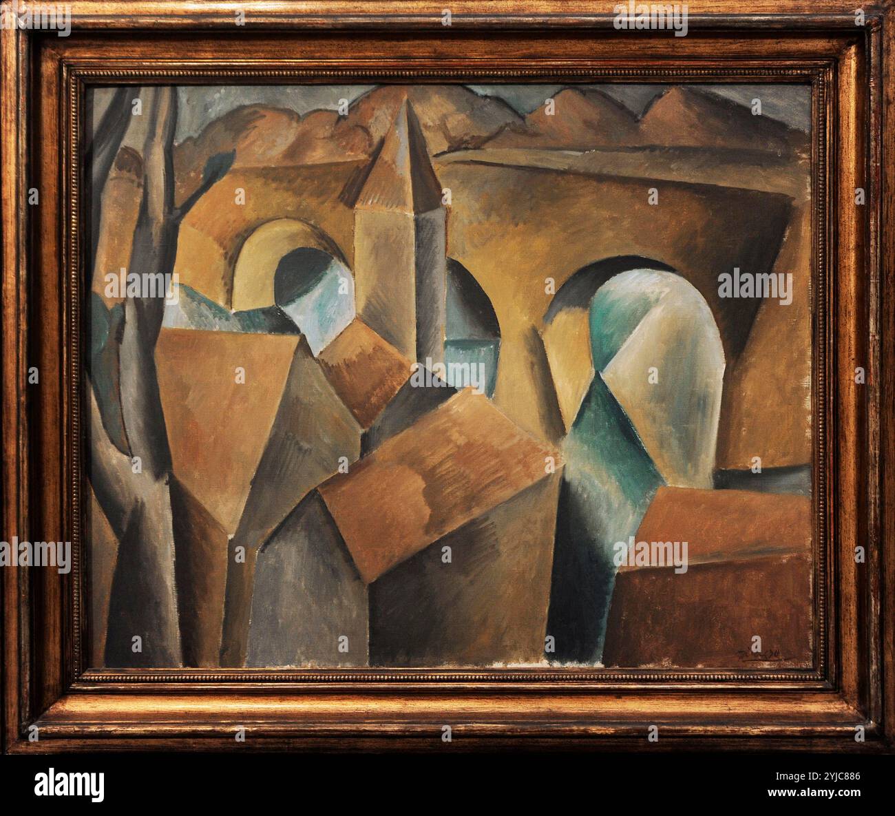 Pablo Ruiz Picasso (1881-1973). Spanish painter. Landscape with a ...