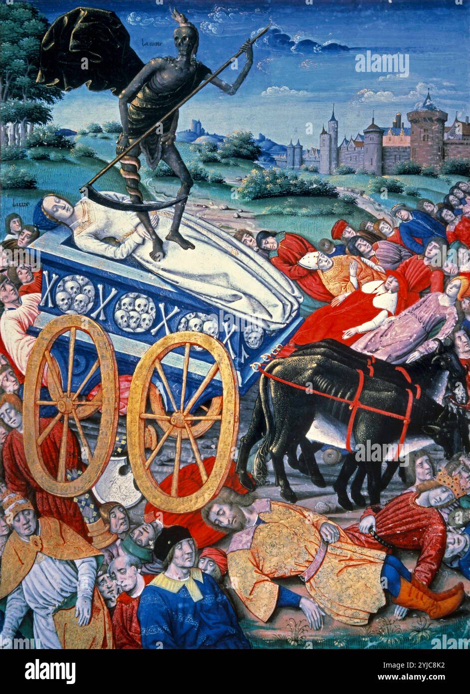 Black death painting medieval hi-res stock photography and images - Alamy