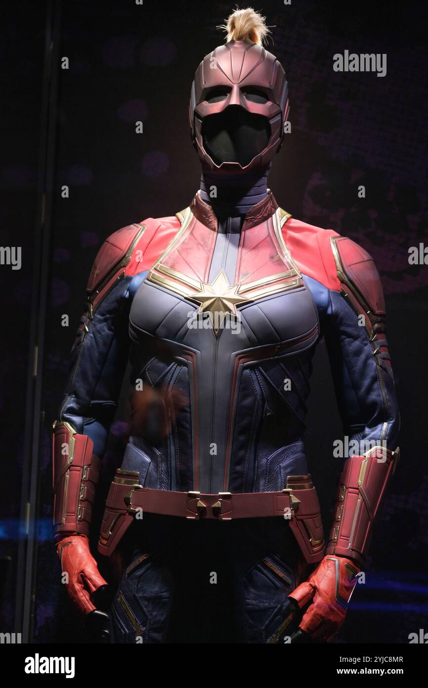 Marvel universe of super heroes exhibit hi-res stock photography and ...