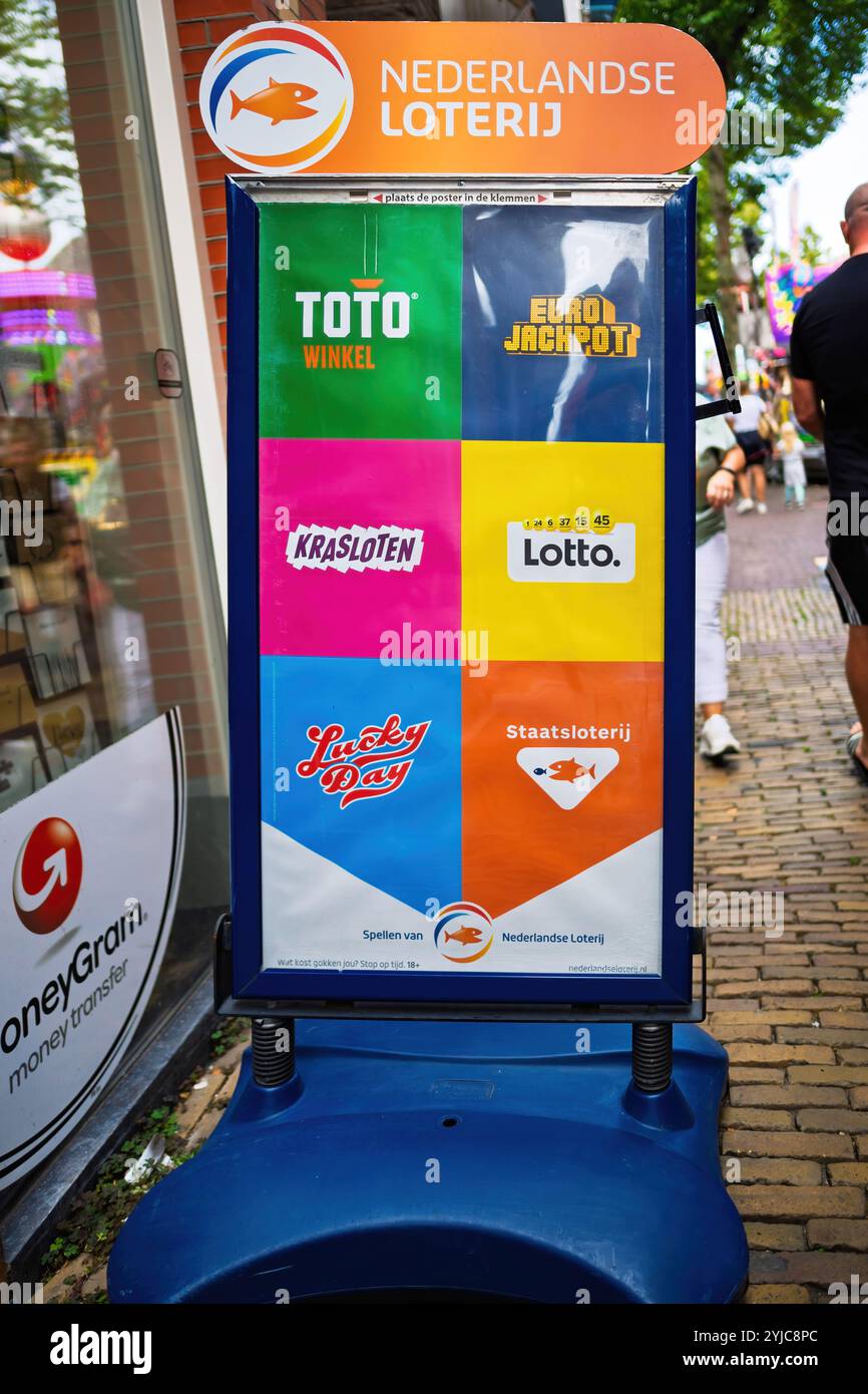 Alkmaar, Netherlands - Aug 30, 2024: Nederlandse Loterij advertisement ...