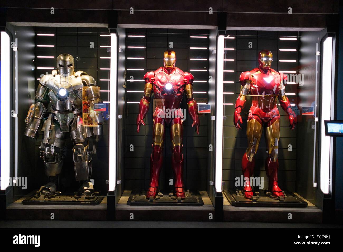 View of the Marvel: Universe of Super Heroes exhibit at MoPop at IFEMA ...