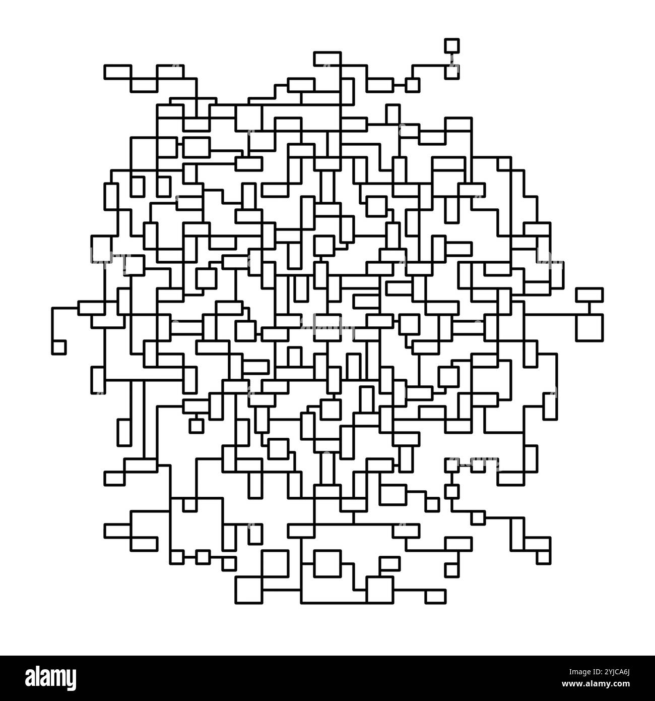 Minimalist abstract geometric design Black and White Stock Photos ...