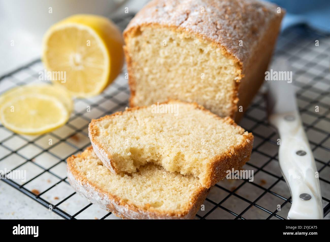 Rich slice lemon tart hi-res stock photography and images - Alamy