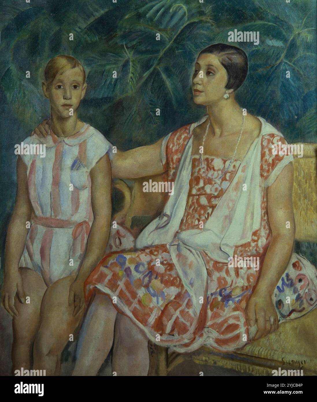 Obra de Joaquin Sunyer, 1920 Stock Photo - Alamy