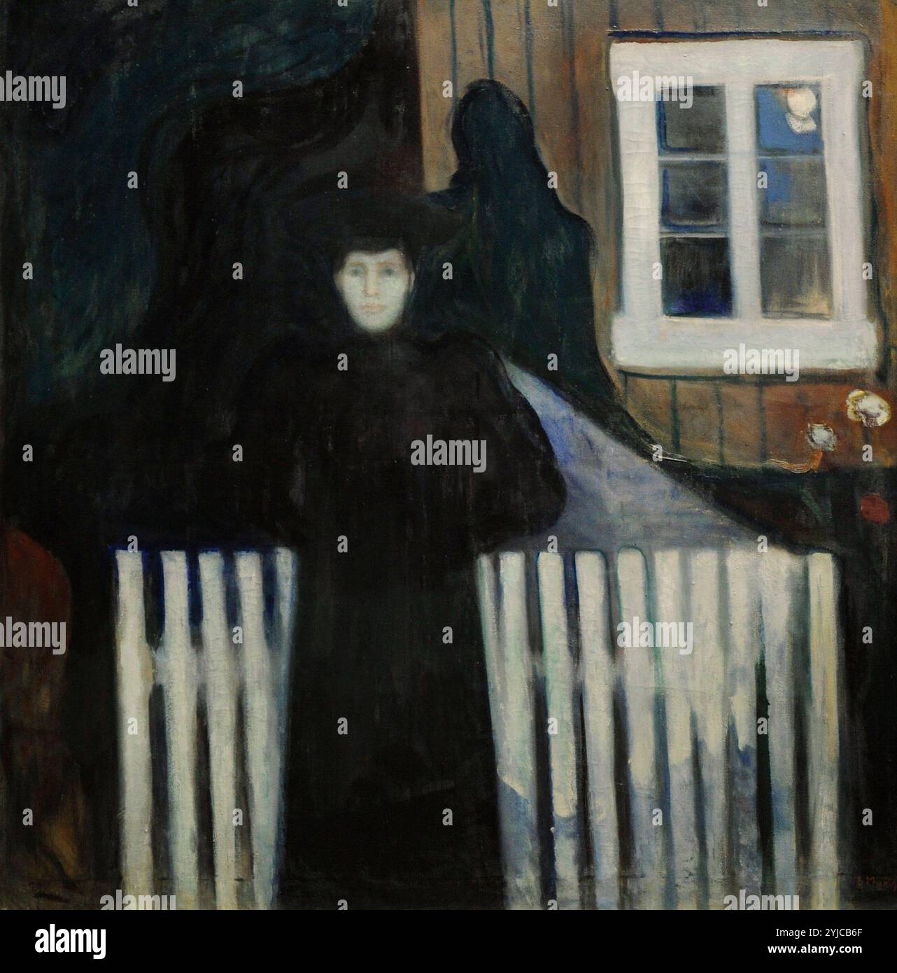 Edvard Munch (1863-1944). Norwegian painter. Moonlight, 1893. National ...