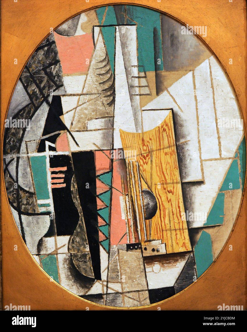 Pablo Ruiz Picasso (1881-1973). Spanish painter. Guitar, 1912. National ...
