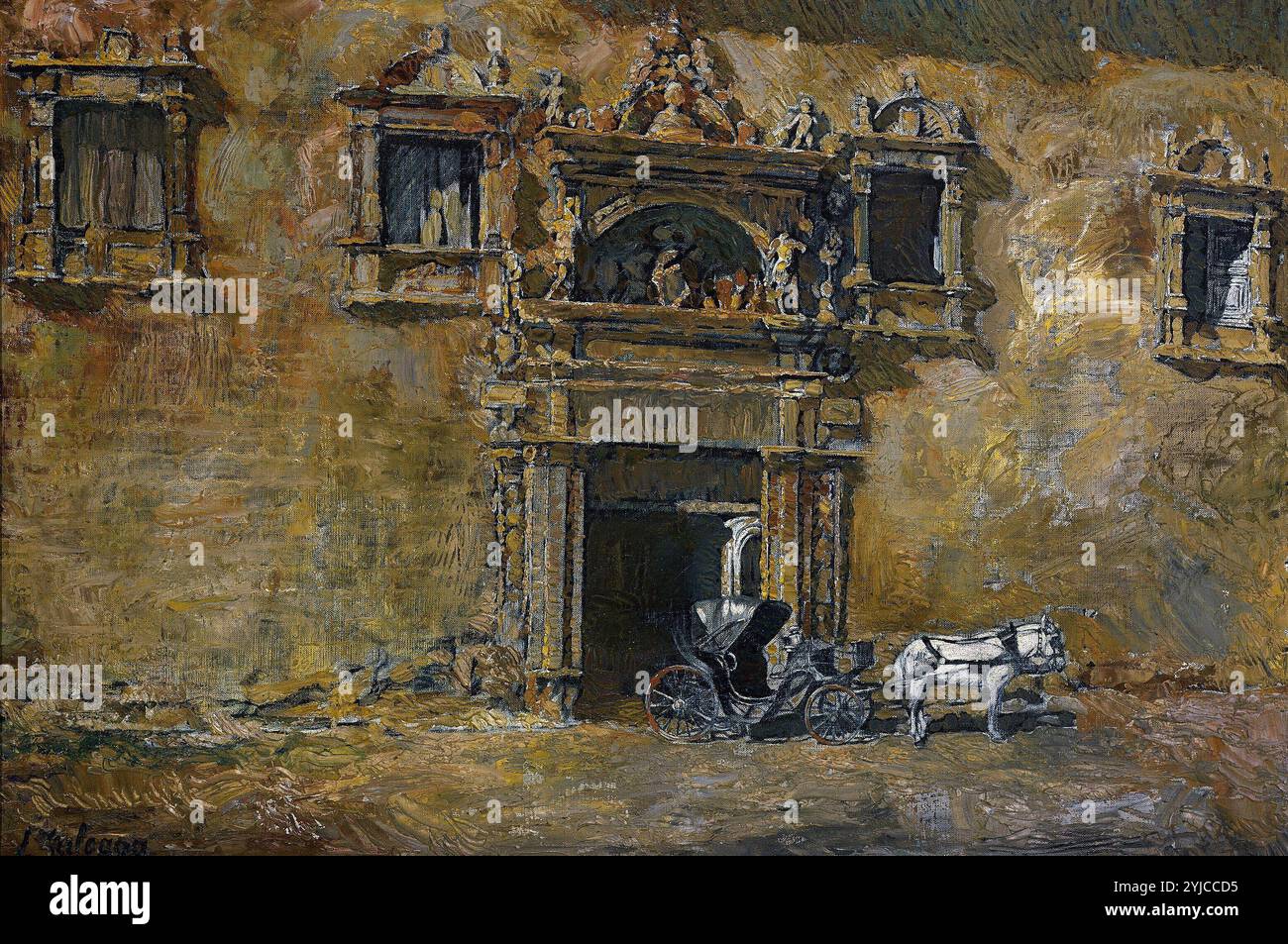Palacio de Peñaranda de Duero/1940. Museum: COLECCION ZULOAGA ZUMAYA ...