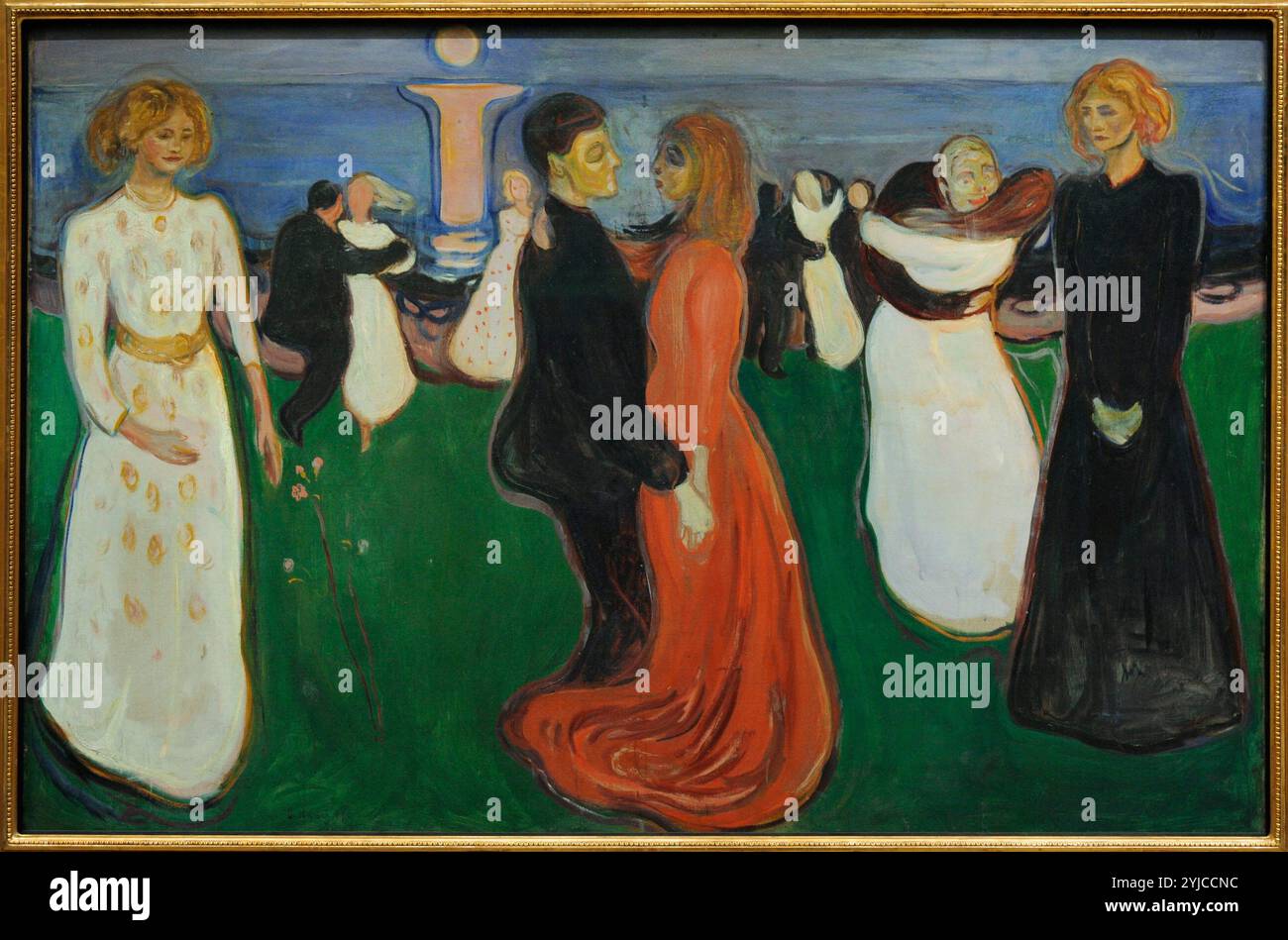 Edvard Munch (1863-1944). Norwegian painter. Dance of Life, 1899-1900. National Gallery. Oslo ...