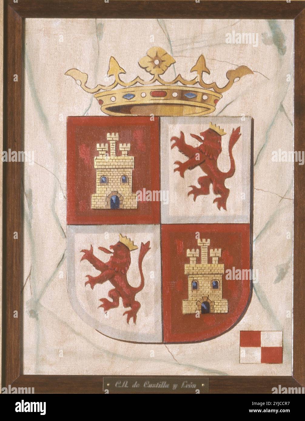 Escudo escudo de la corona de castilla hi-res stock photography and ...