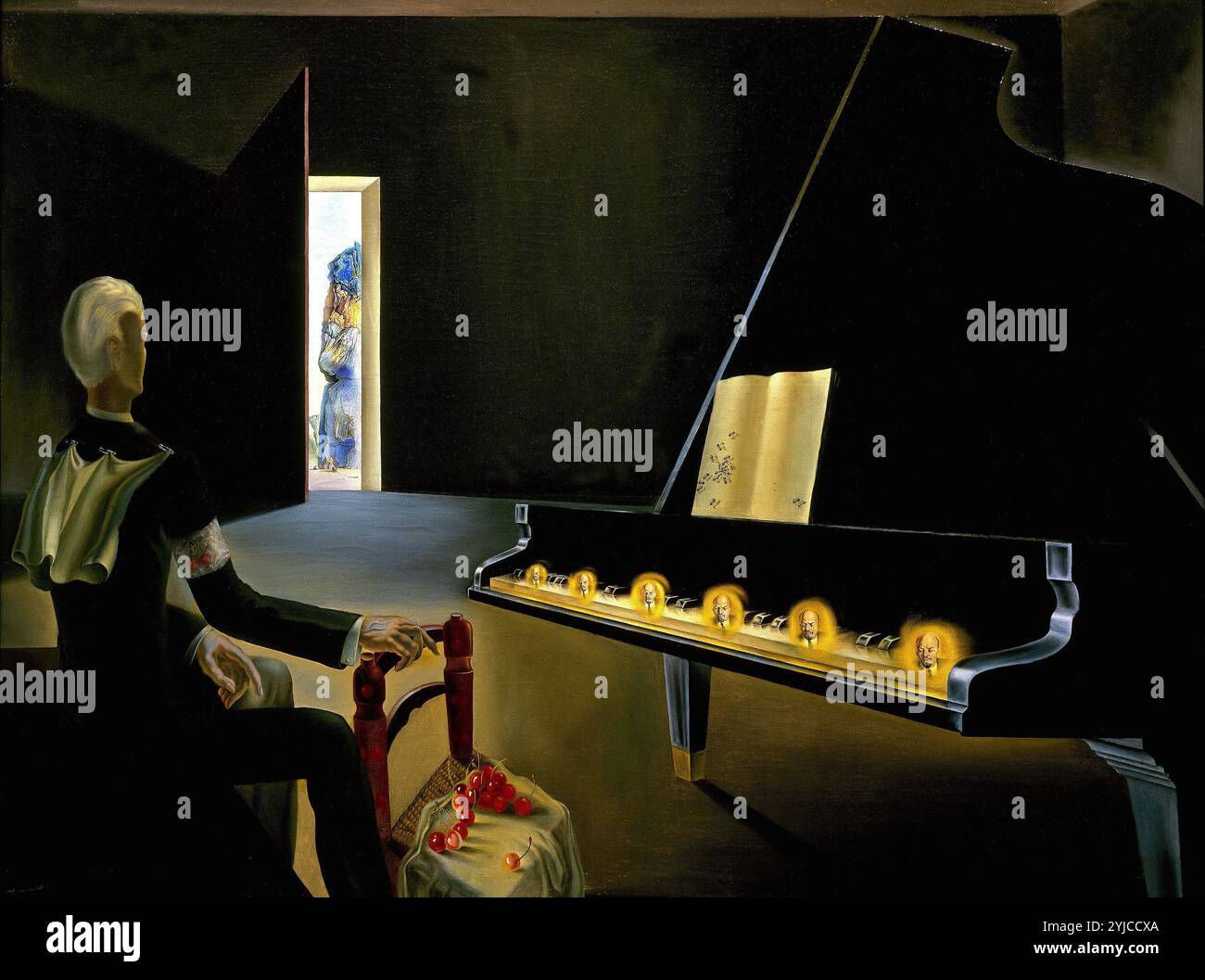 Seis apariciones de Lenin sobre un piano/1931. Museum: MUSEE NATIONAL D ...