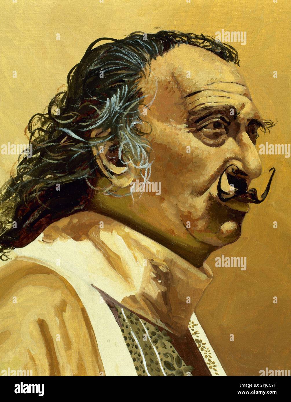 Salvador Dali (1904-1989). Spanish surrealist painter. Portrait ...