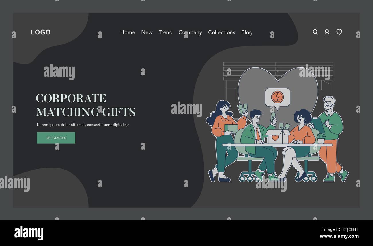 Giving Tuesday concept. Team collaborating for charity donations ...