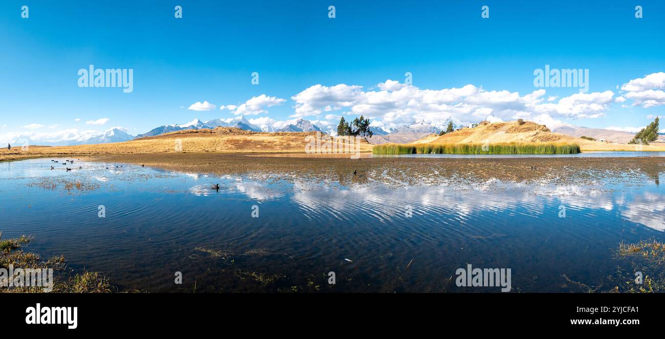 Viewpoint of the Wilcachocha Lagoon, Part of the Black Mountain Range ...