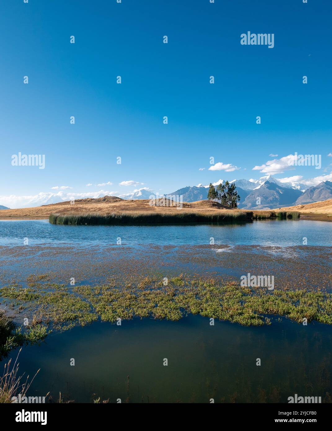 Viewpoint of the Wilcachocha Lagoon, Part of the Black Mountain Range ...