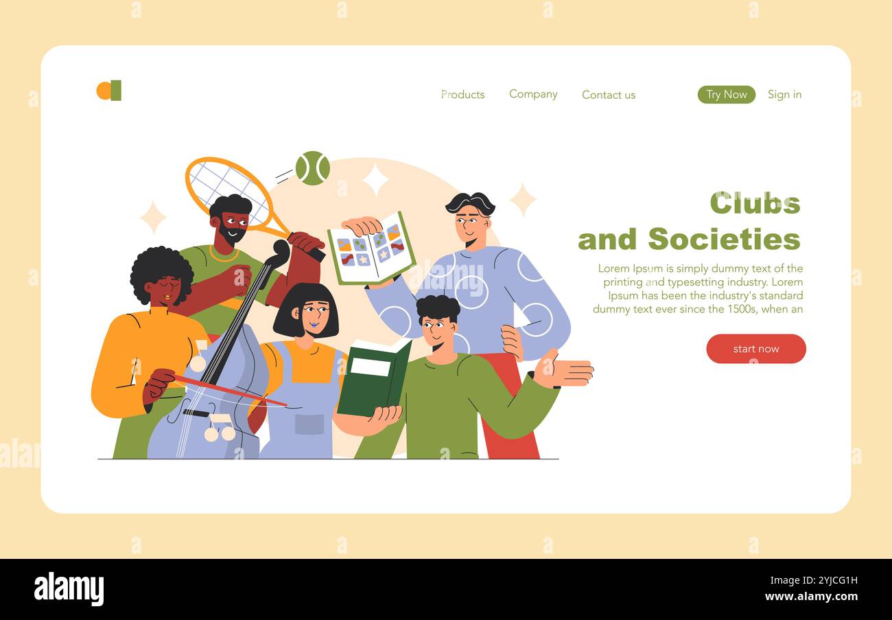 An illustration of diverse individuals joyfully celebrating various ...