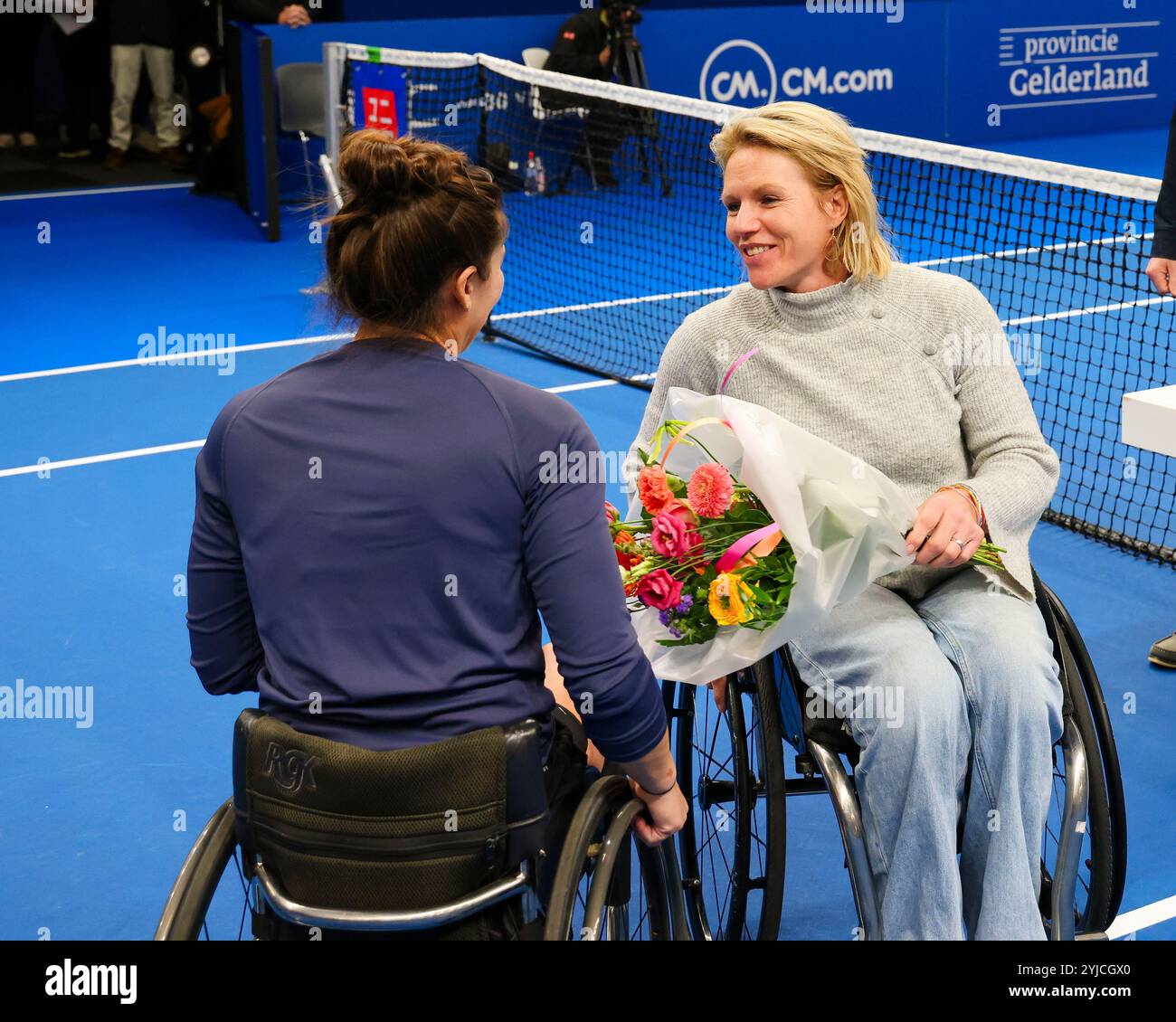 Arnhem, Nov. 14, 2024, Wheelchair tennis Masters 2024. Dana Mathewson ...