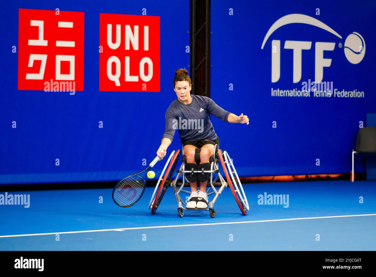 Arnhem, Nov. 14, 2024, Wheelchair tennis Masters 2024. Dana Mathewson ...