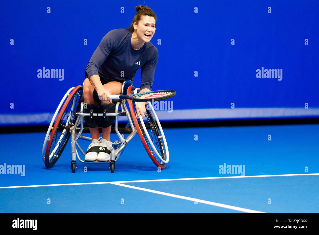 Arnhem, Nov. 14, 2024, Wheelchair tennis Masters 2024. Dana Mathewson ...