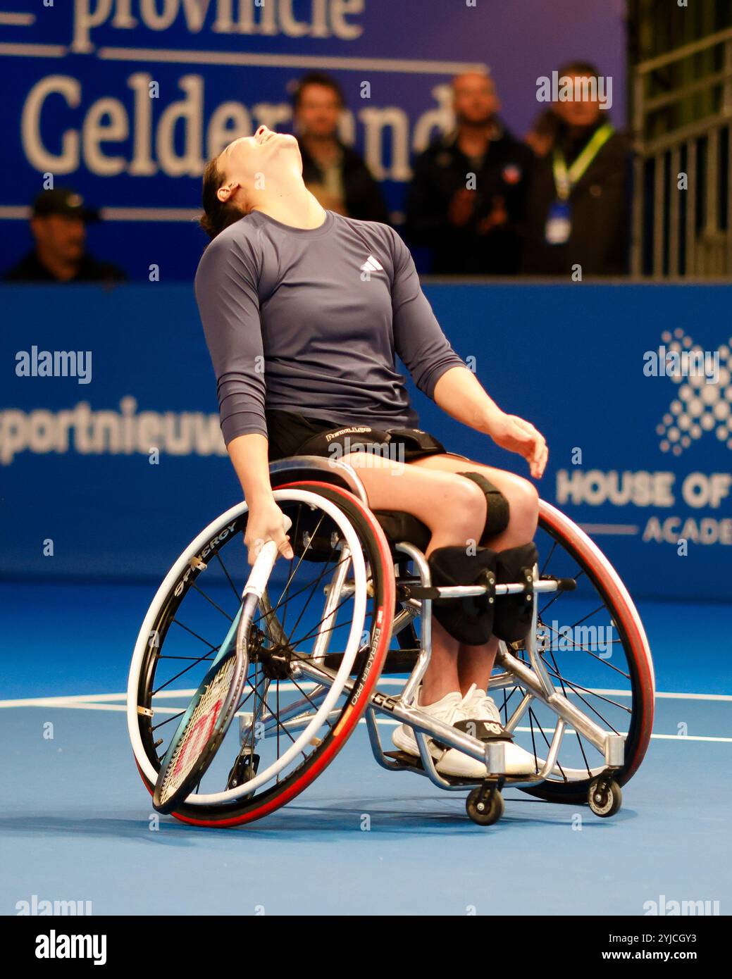 Arnhem, Nov. 14, 2024, Wheelchair tennis Masters 2024. Dana Mathewson ...
