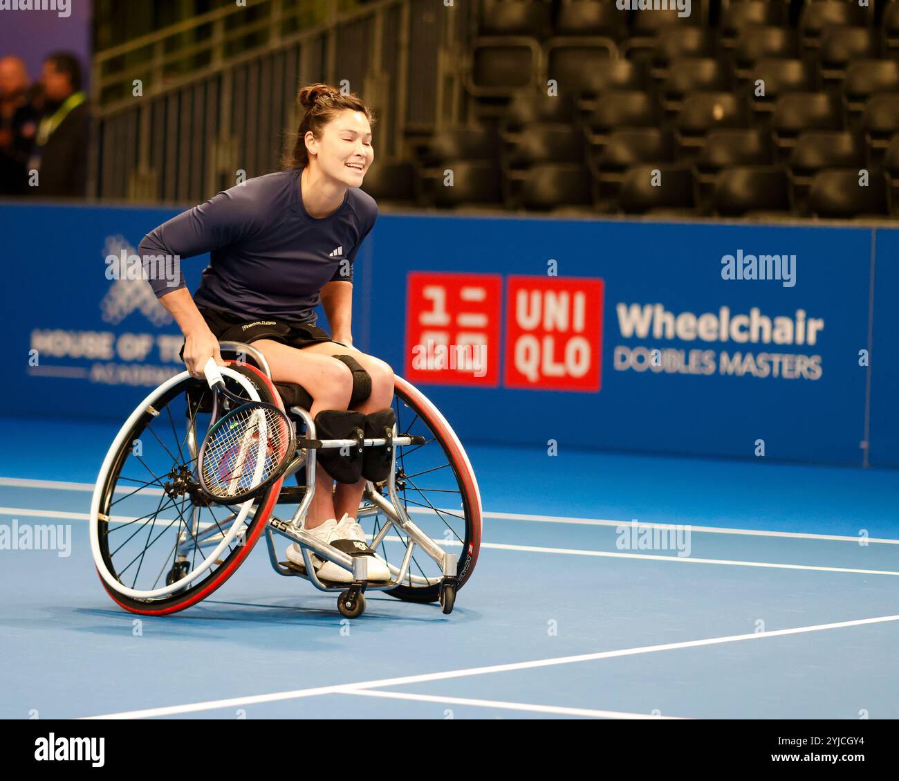 Arnhem, Nov. 14, 2024, Wheelchair tennis Masters 2024. Dana Mathewson ...