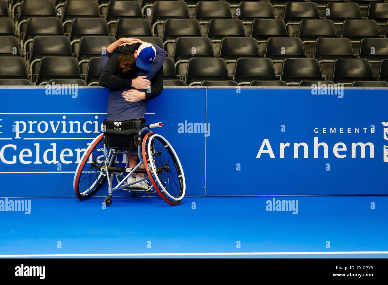 Arnhem, Nov. 14, 2024, Wheelchair tennis Masters 2024. Dana Mathewson ...