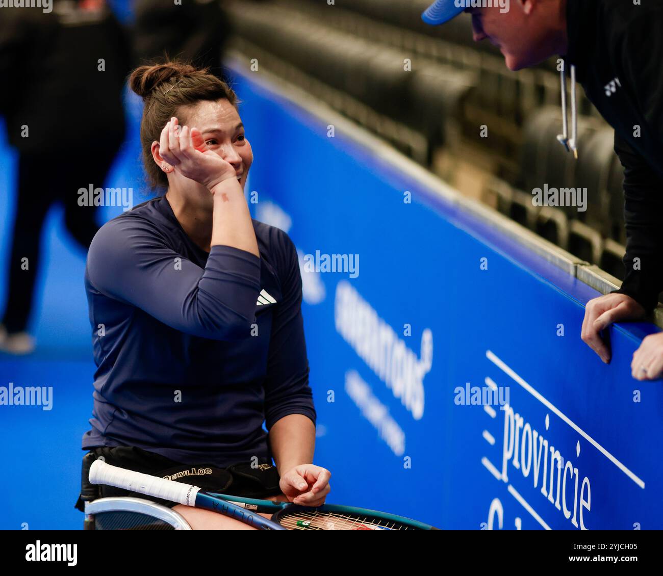Arnhem, Nov. 14, 2024, Wheelchair tennis Masters 2024. Dana Mathewson ...