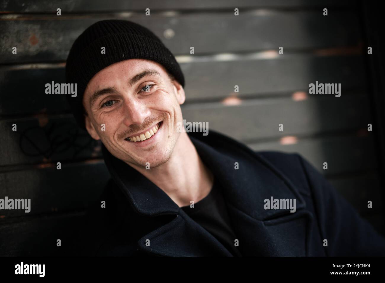 PRODUCTION - 14 November 2024, Hamburg: Justus Johanssen, actor, at a ...