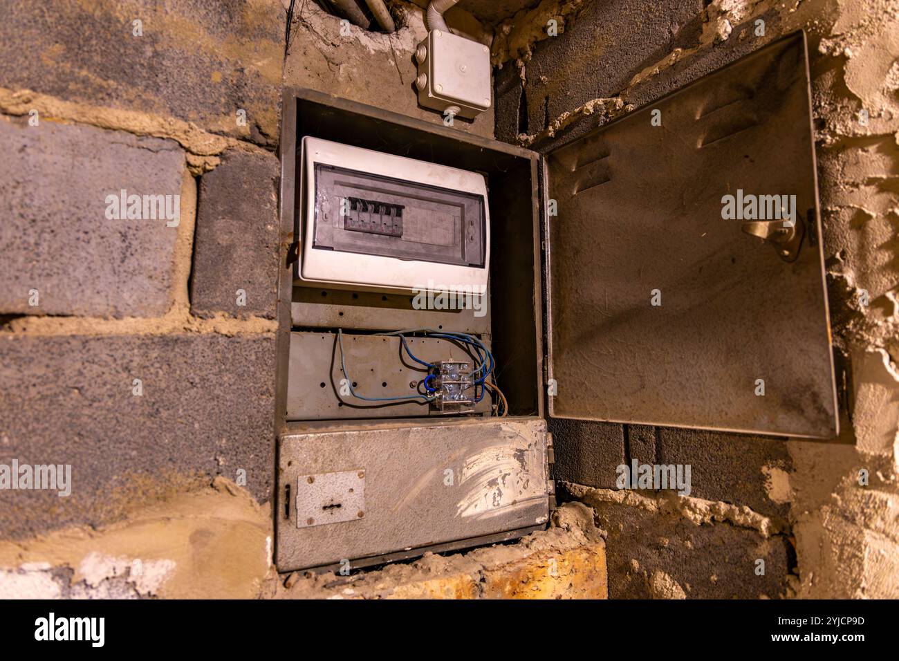 Metal box for an electric meter, measurement of electricity consumption ...