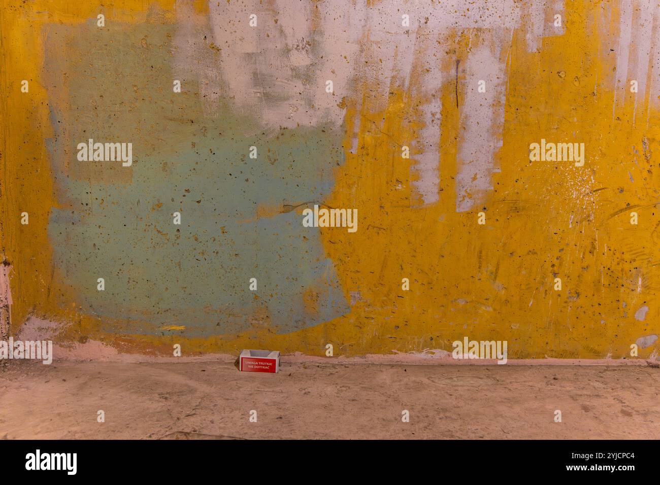 A box with poison for rats, mice, rodents, on the ground in the floor ...