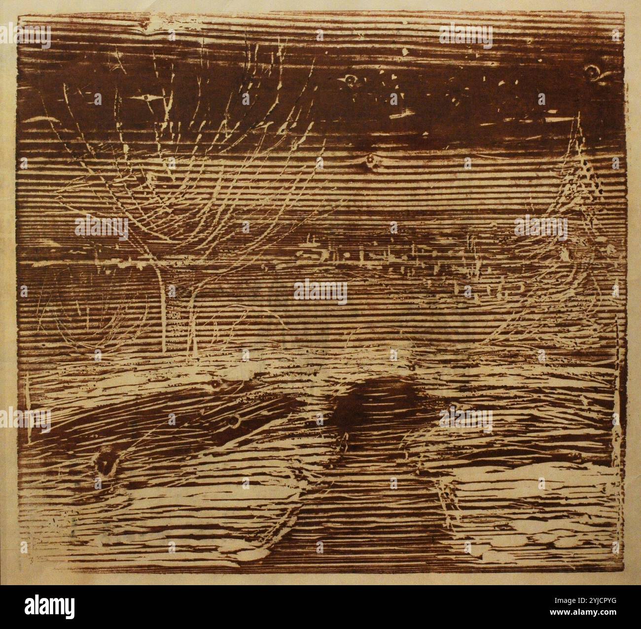 Edvard Munch (1863-1944). Norwegian painter. Starry Night, 1930 ...