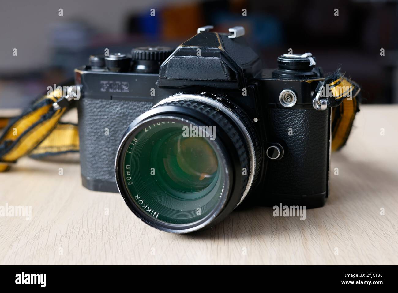 Nikon FM2 35mm SLR camera with Nikkor 50mm lens, classic 35mm camera ...