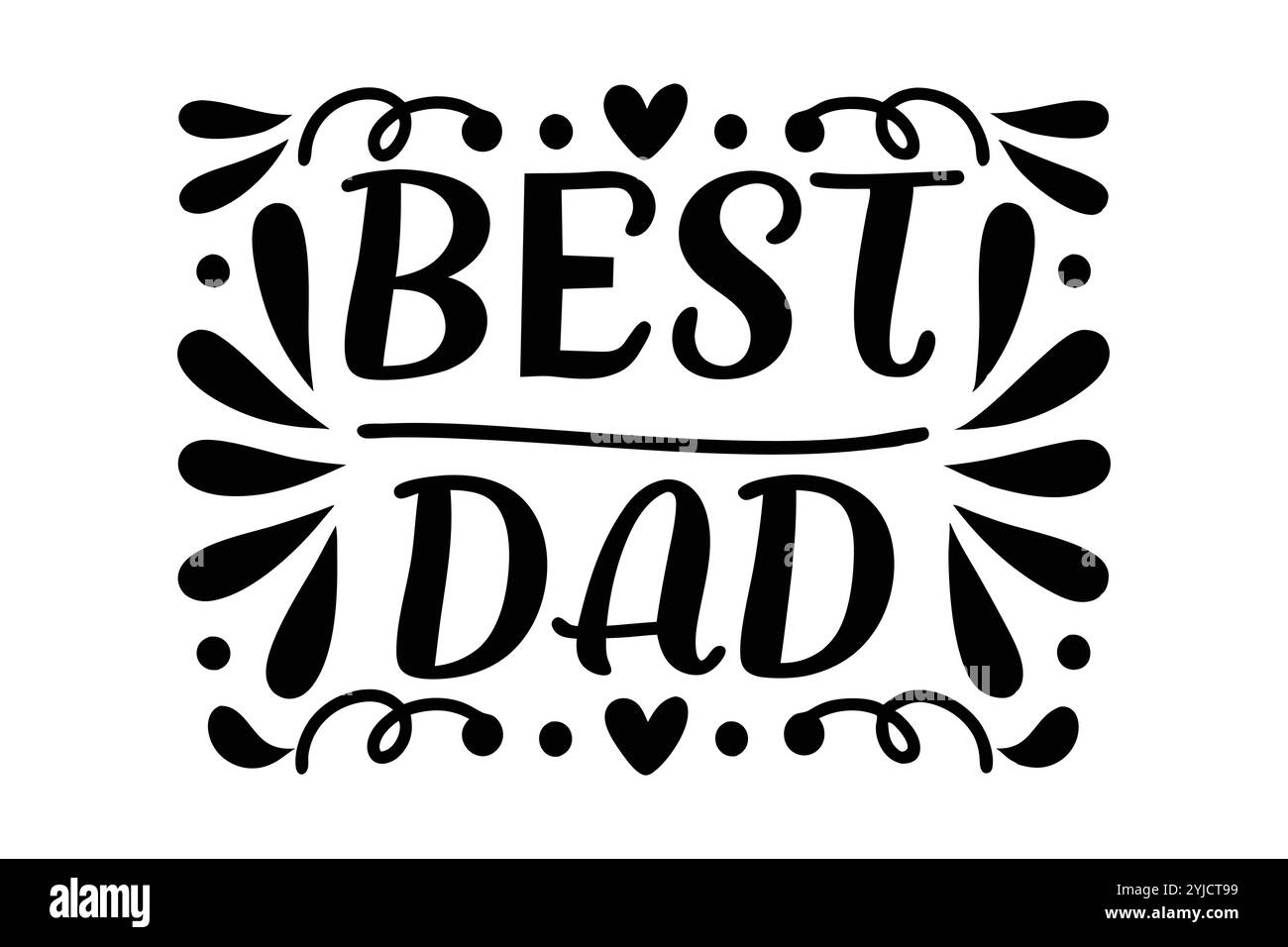 Dad and son typography hi-res stock photography and images - Alamy