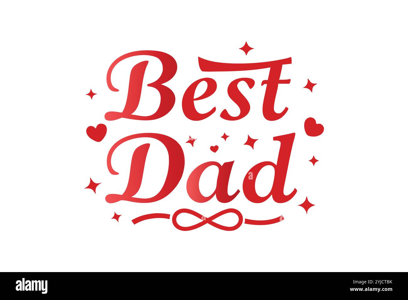Best Dad calligraphy typography design art Stock Vector Image & Art - Alamy