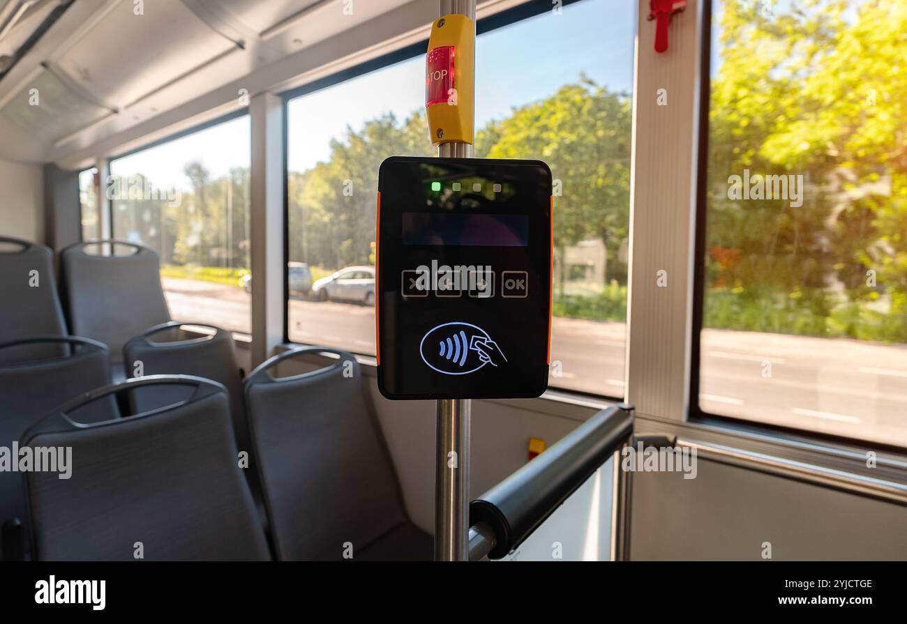 Ticket validation system with mobile phone ticket verification Stock ...