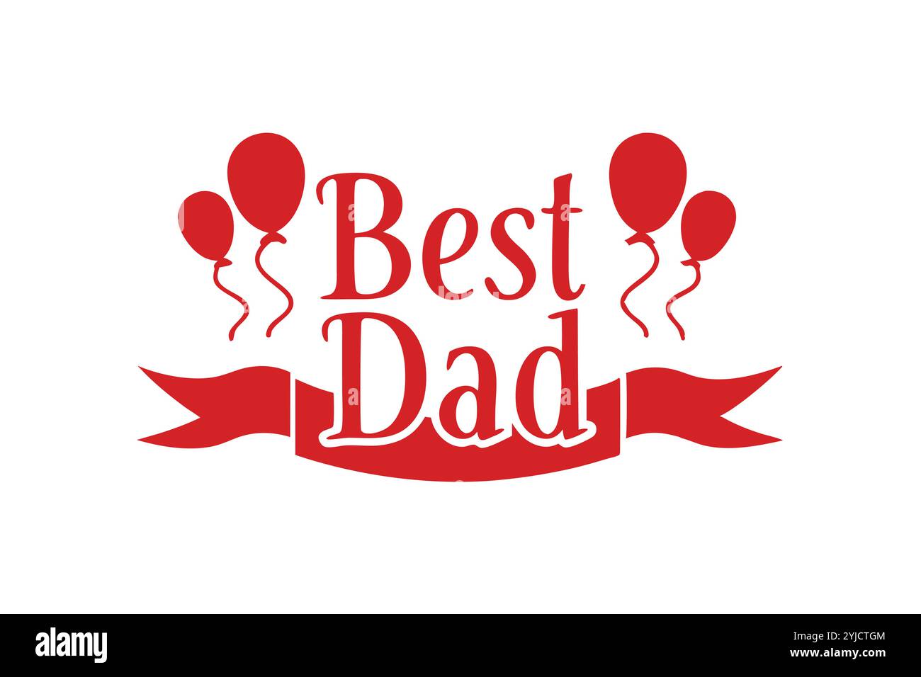 Best Dad calligraphy typography design art Stock Vector Image & Art - Alamy