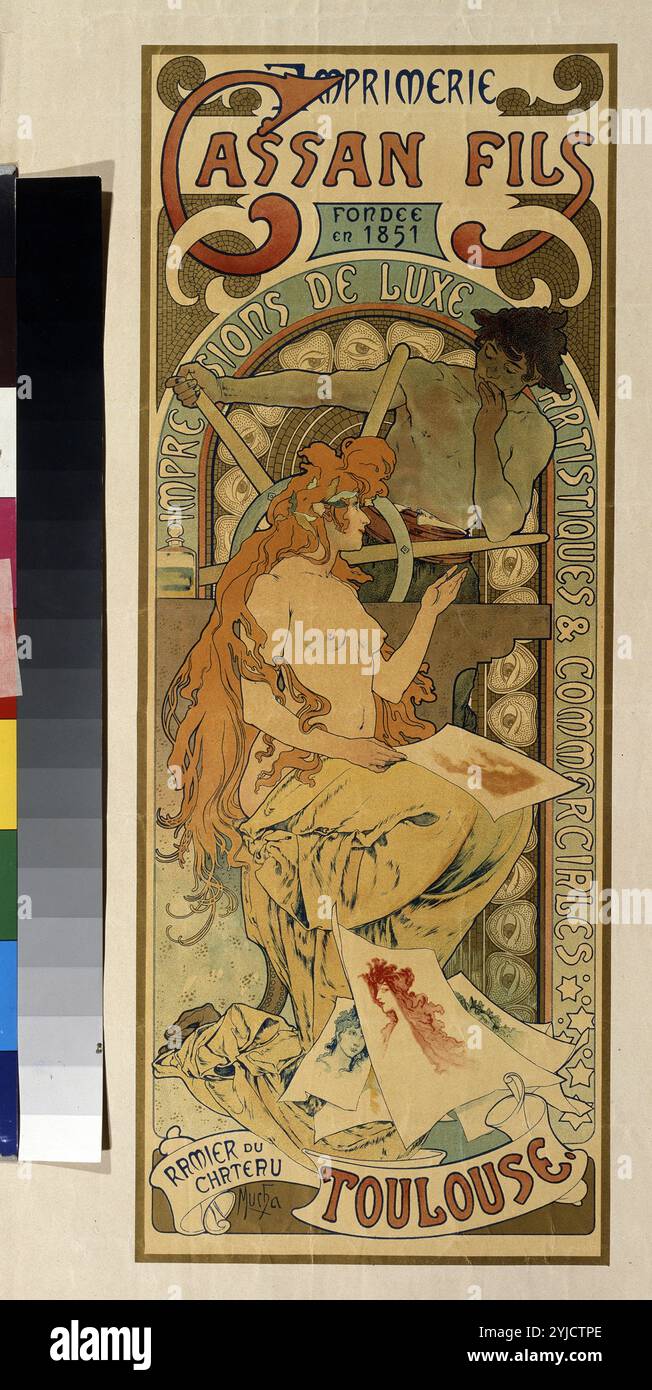 Poster for the printing house Cassan Fils. Museum: State A. Pushkin ...