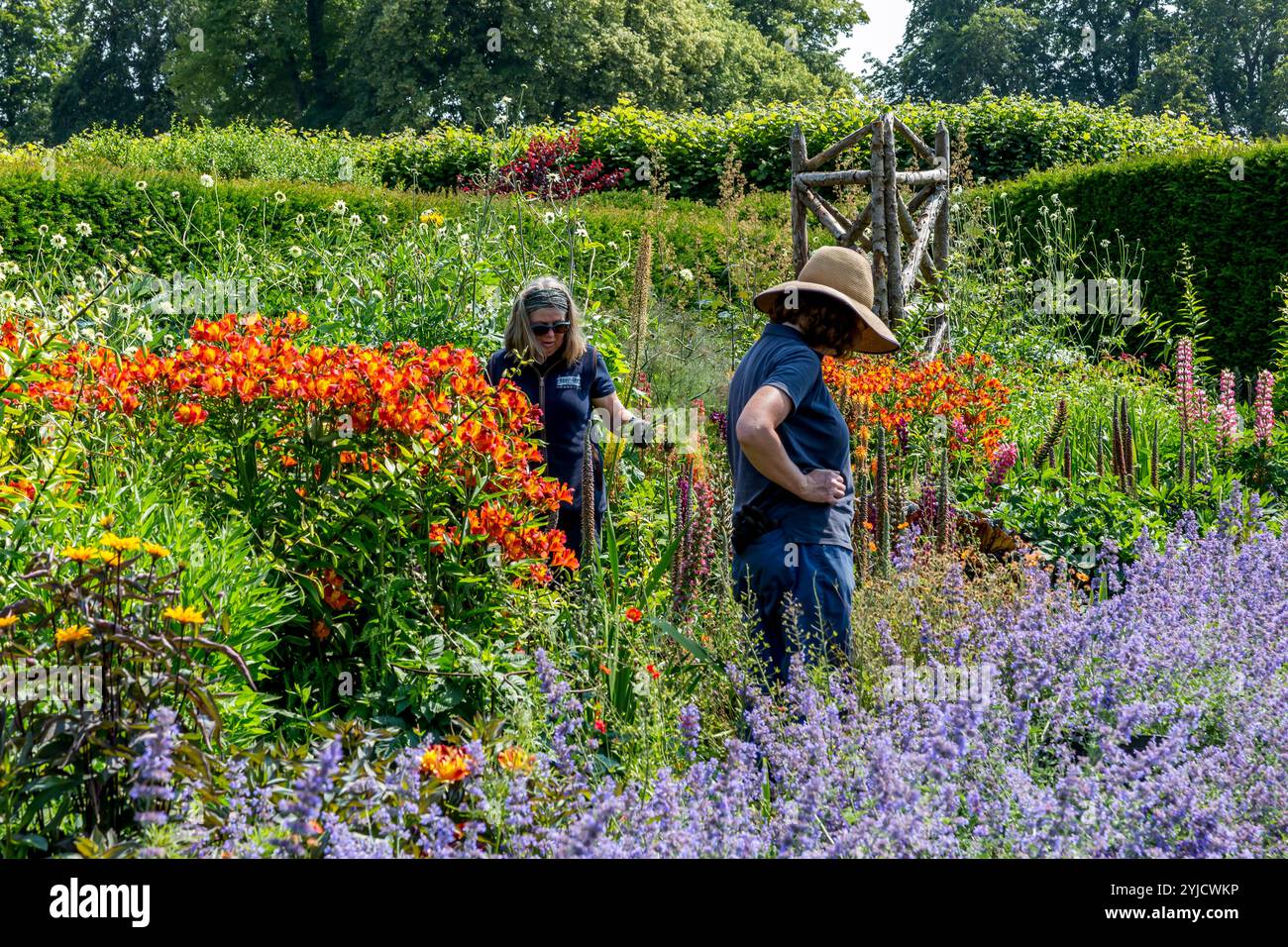 Antony Gormley Time Horizon and SkySpace at Houghton Hall Stock Photo ...