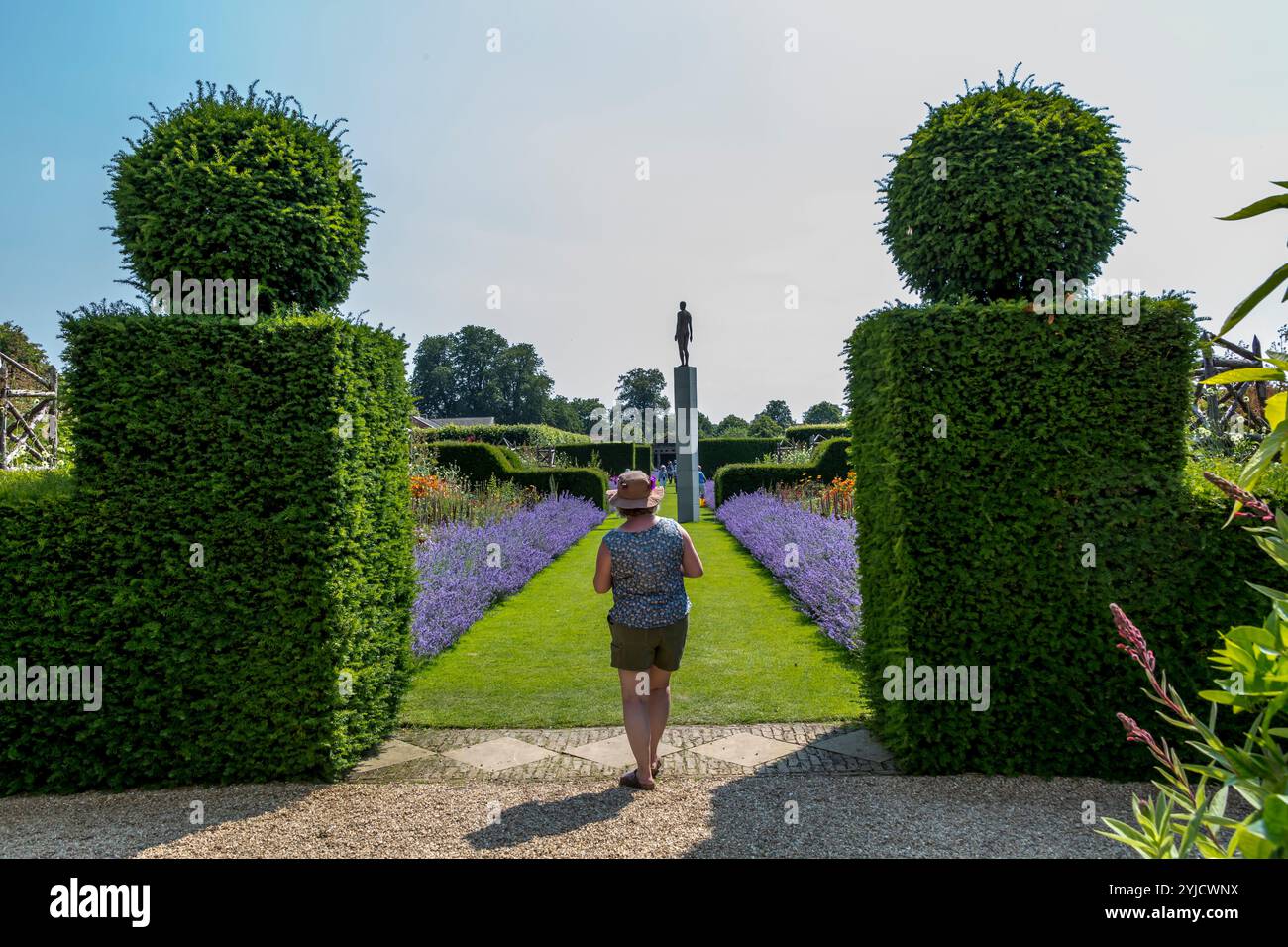 Antony Gormley Time Horizon and SkySpace at Houghton Hall Stock Photo ...