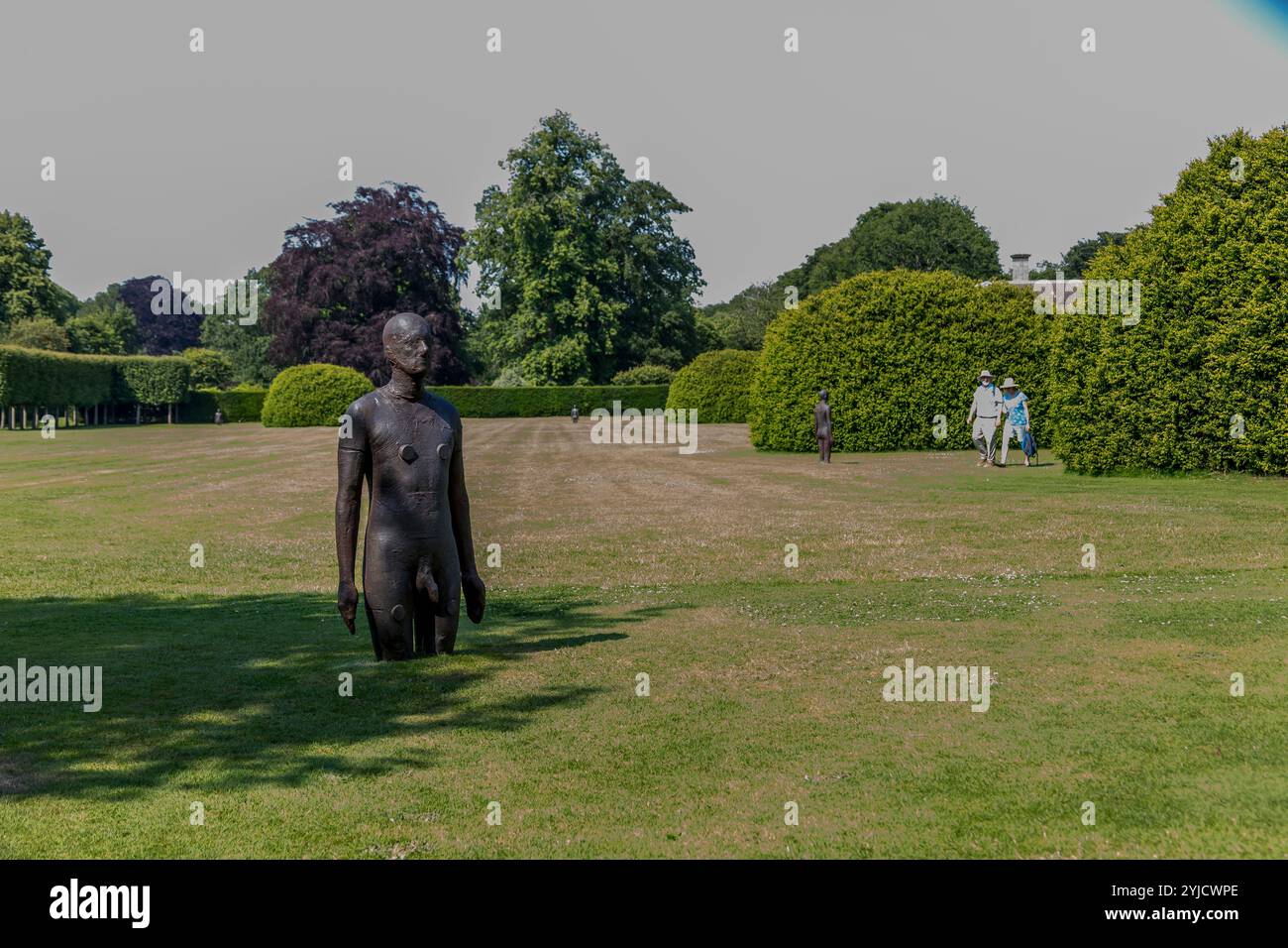 Antony Gormley Time Horizon and SkySpace at Houghton Hall Stock Photo ...