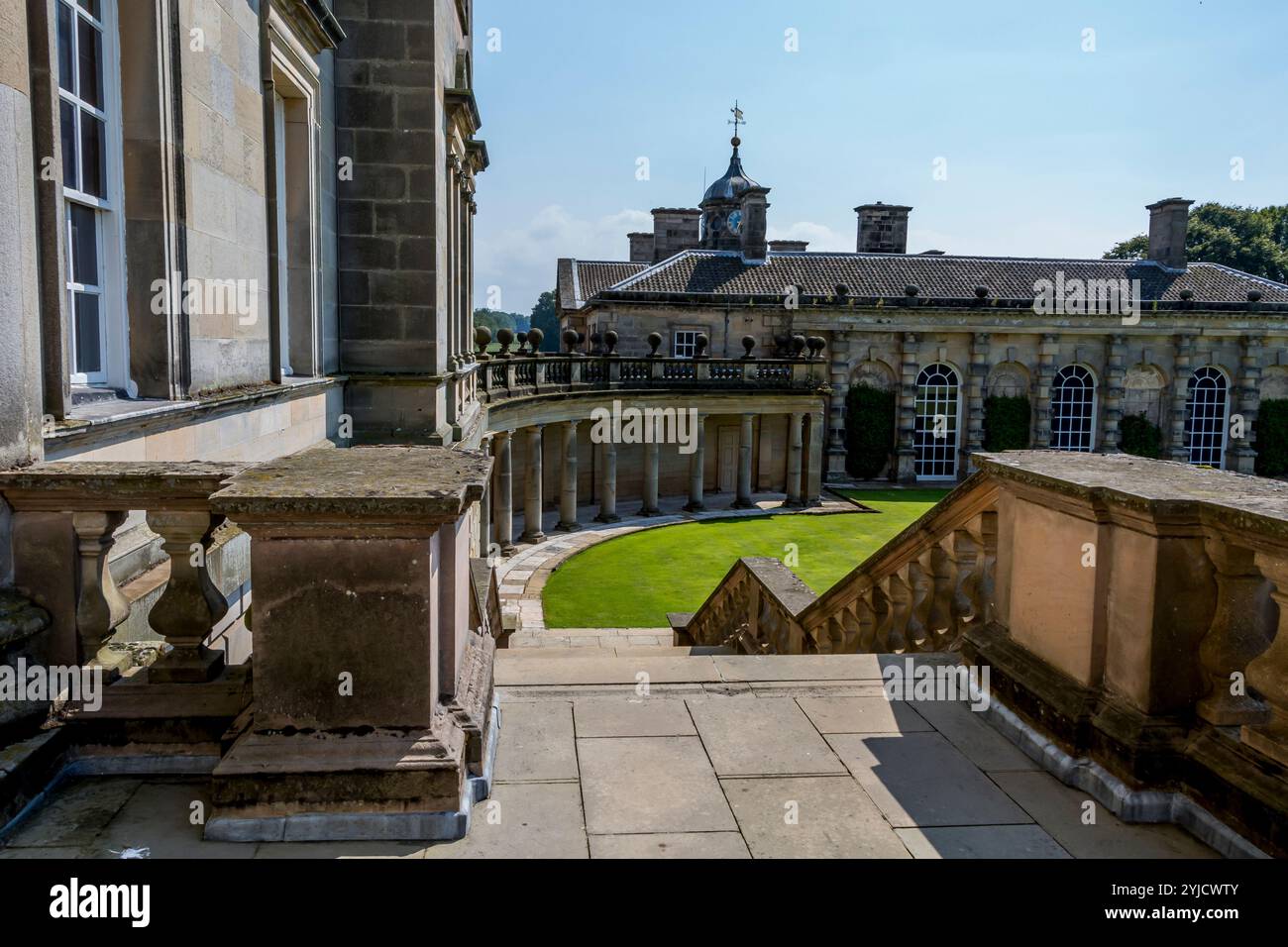 Antony Gormley Time Horizon and SkySpace at Houghton Hall Stock Photo ...