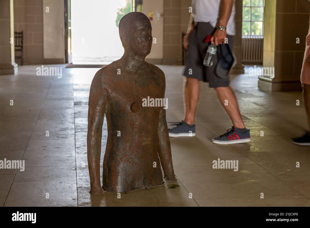 Antony Gormley Time Horizon and SkySpace at Houghton Hall Stock Photo ...
