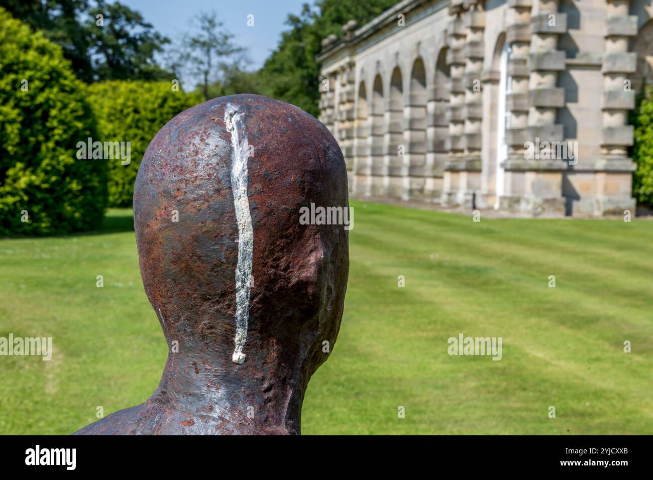 Antony Gormley Time Horizon and SkySpace at Houghton Hall Stock Photo ...