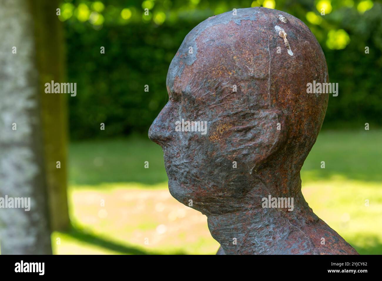 Antony Gormley Time Horizon and SkySpace at Houghton Hall Stock Photo ...