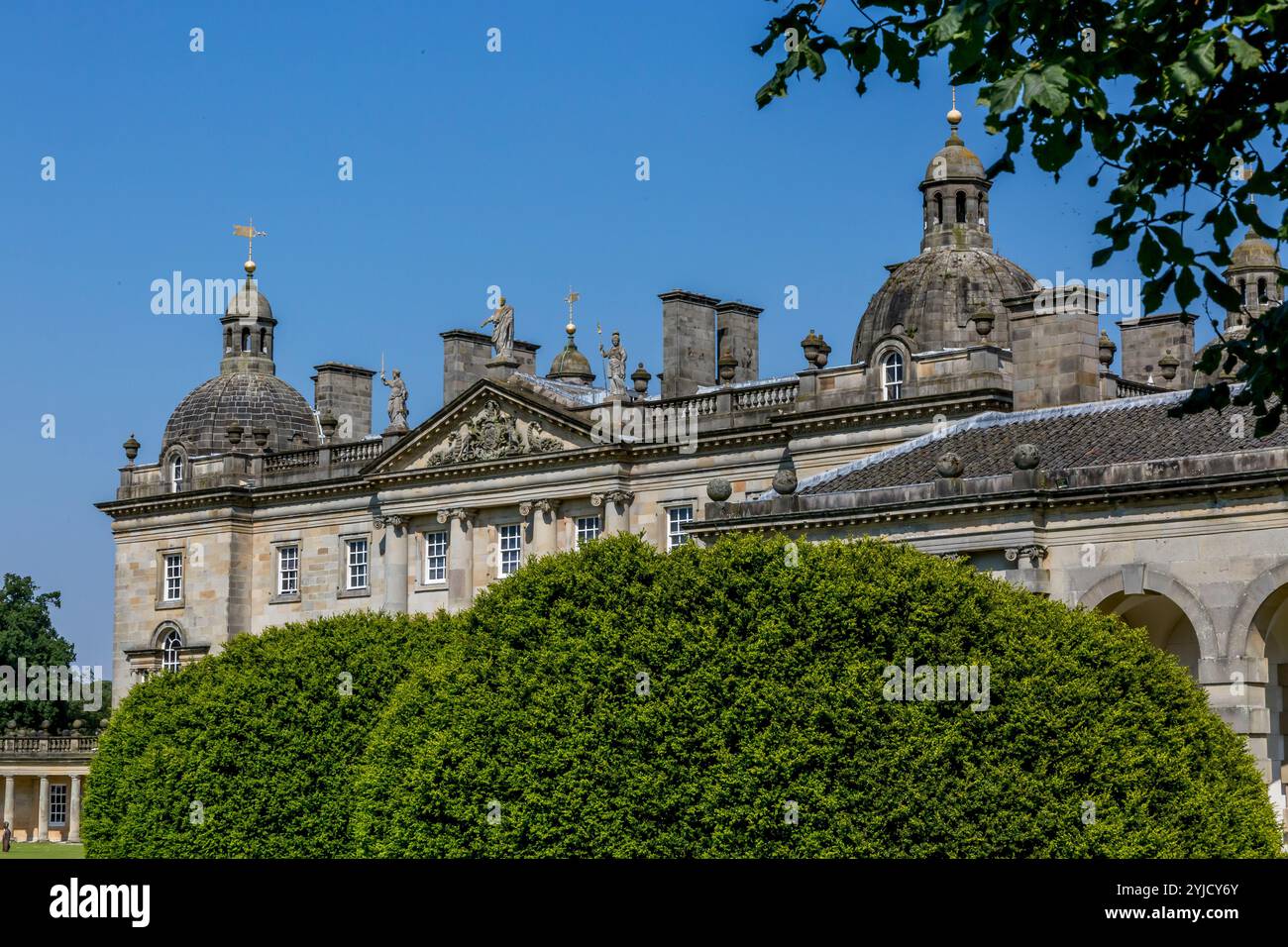 Antony Gormley Time Horizon and SkySpace at Houghton Hall Stock Photo ...