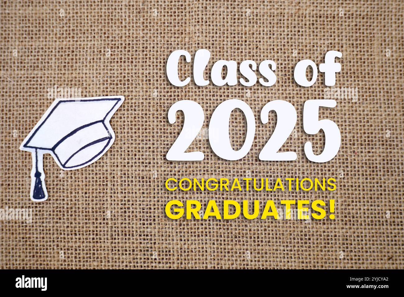 Class 2025 graduation cap hi-res stock photography and images - Alamy