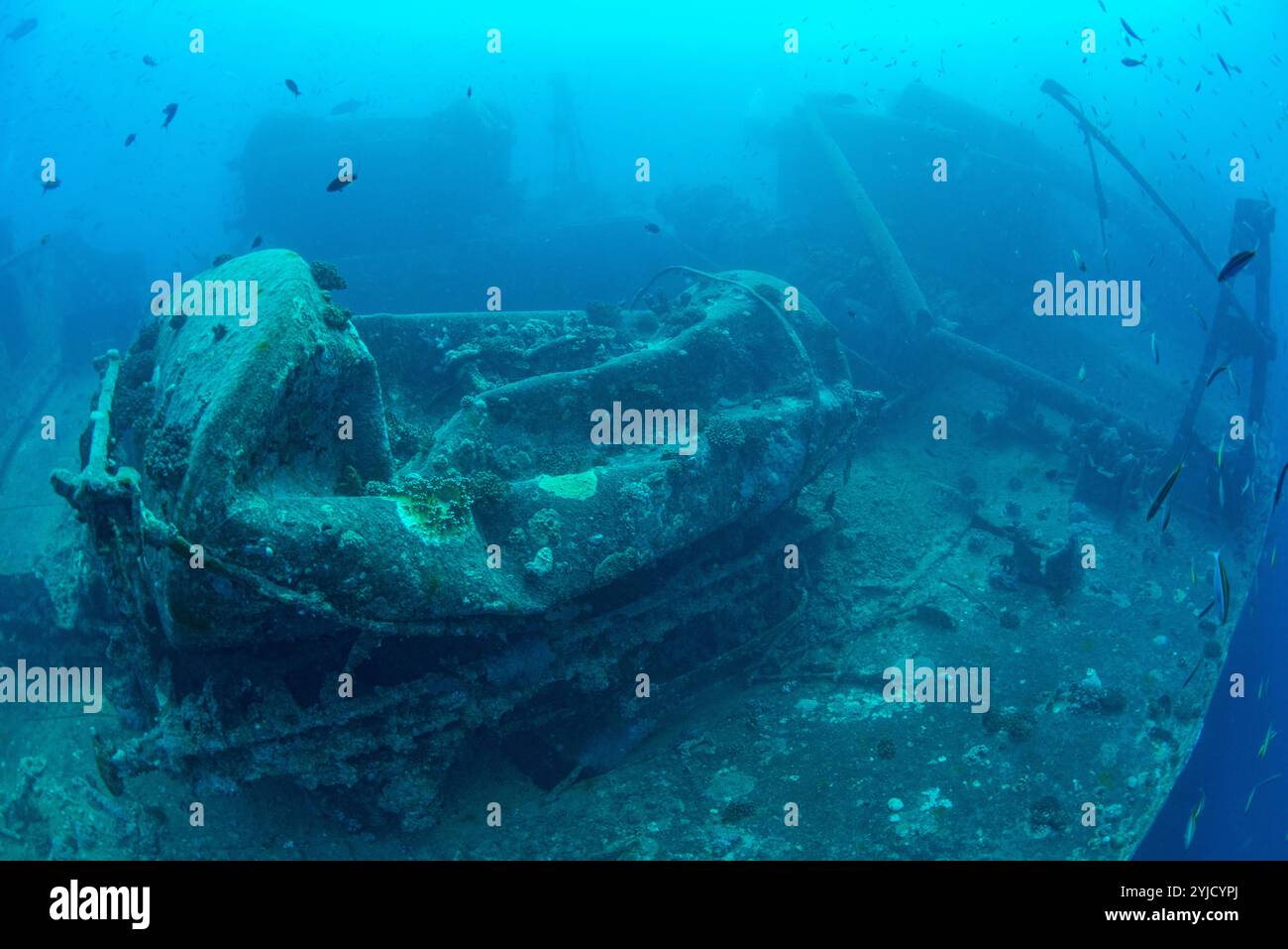 wreck of ss thistlegorm red sea Stock Photo - Alamy