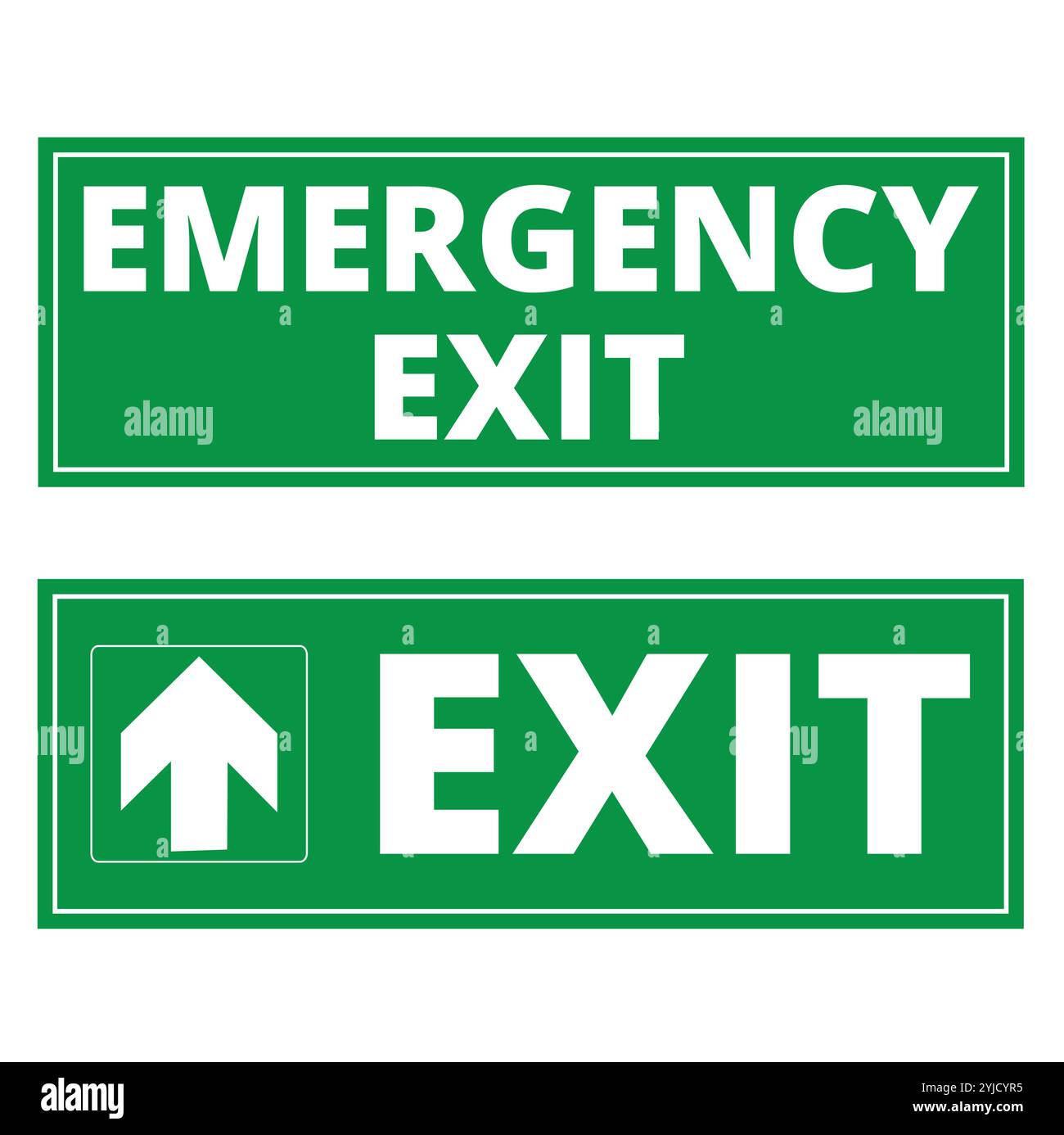 Safety guidance signs Cut Out Stock Images & Pictures - Alamy